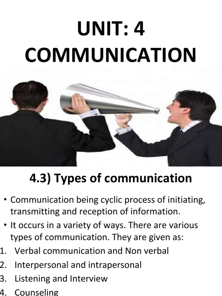 Type of Communication | PDF | Communication | Nonverbal Communication