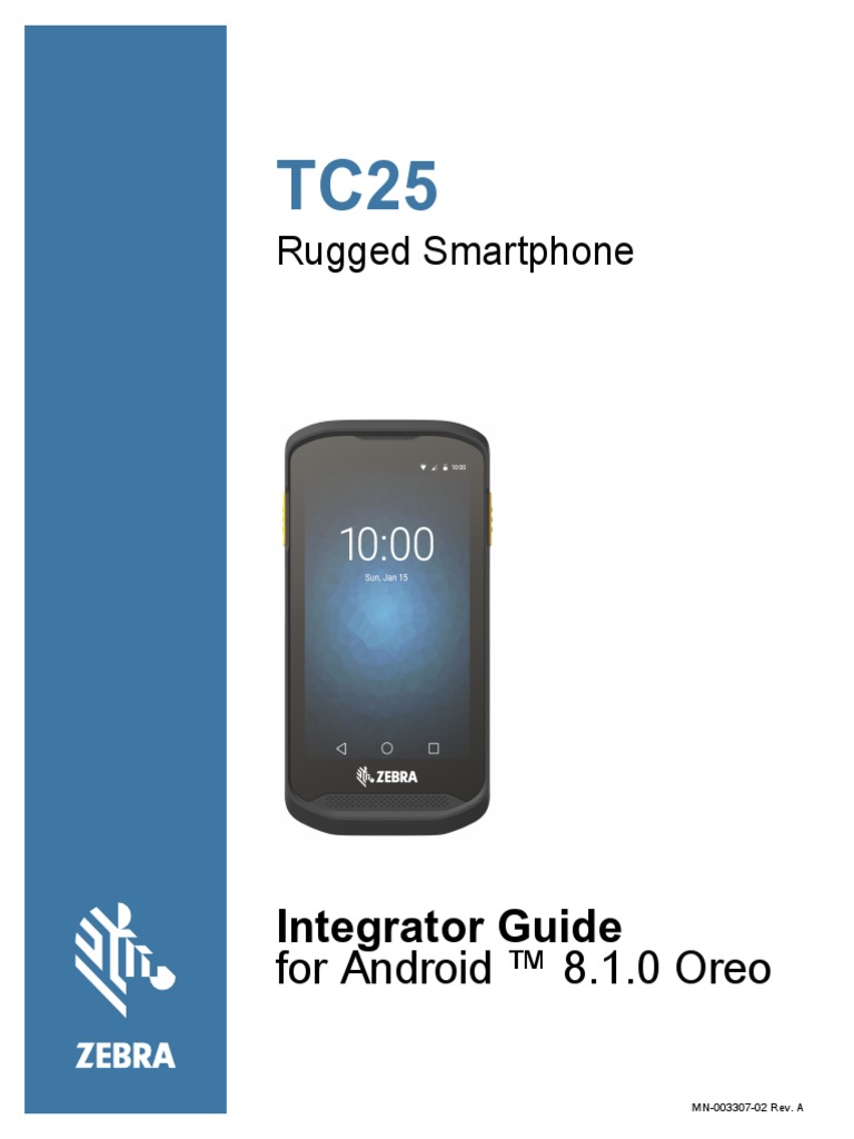 Manual Zebra Scanner tc25 | PDF | Android (Operating System) | Electrostatic Discharge