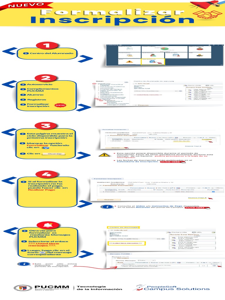 Formalizar Inscripcion | PDF