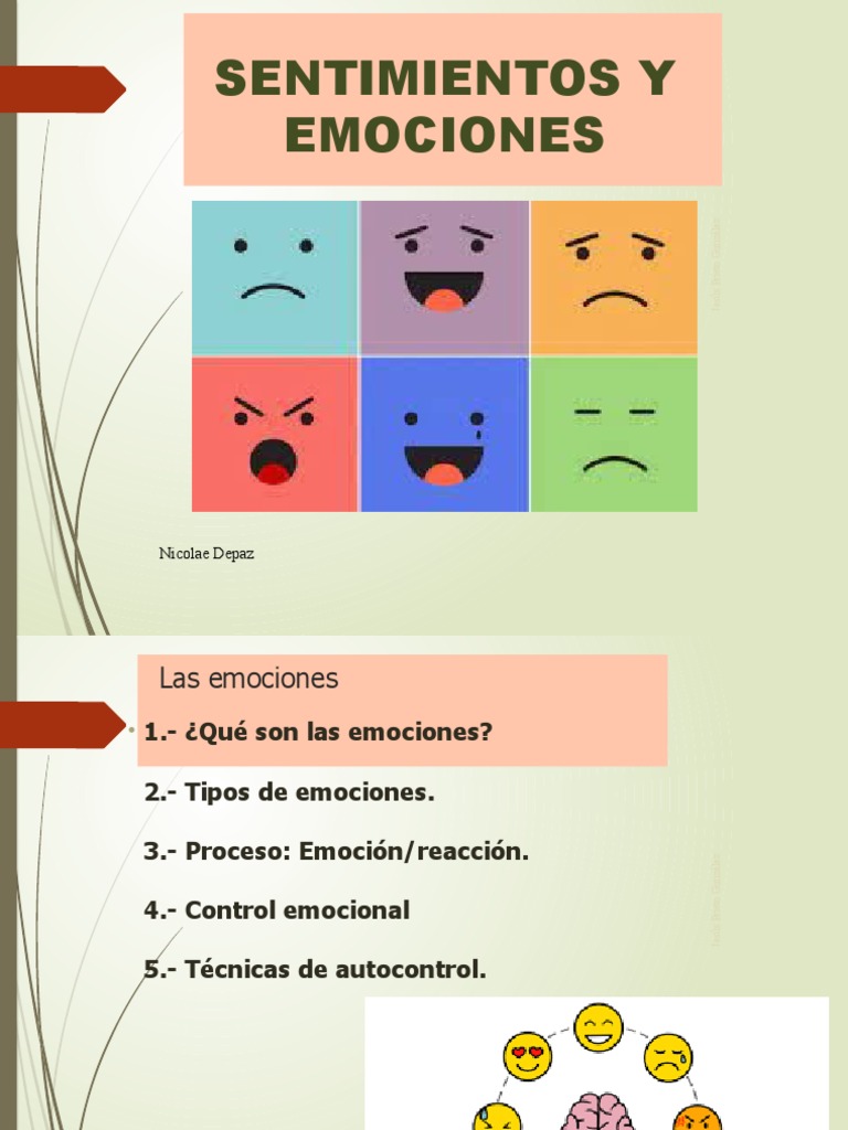 Sentimientos y Emociones | PDF | Las emociones | Asco