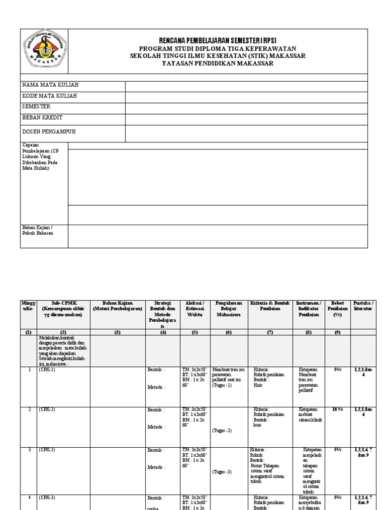 Format RPS 2022 | PDF