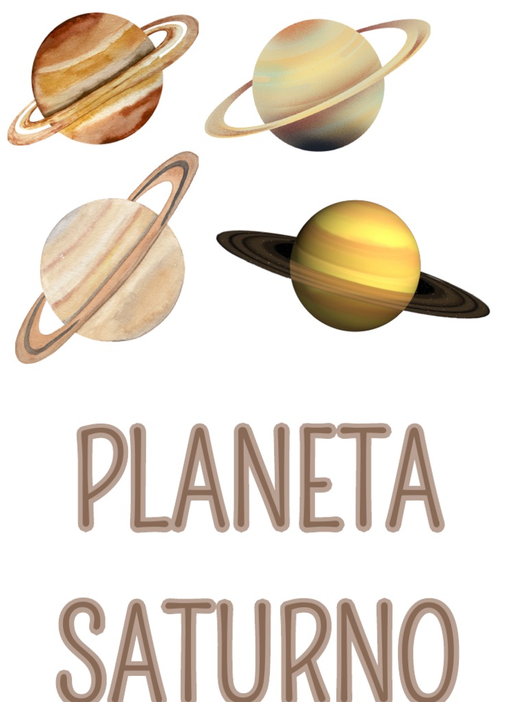 Datos de Saturno para Niños | PDF | Saturno | Planetas