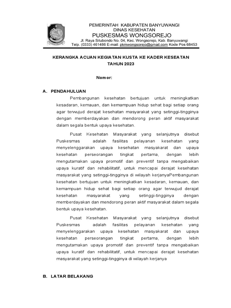 Kak Sosialisasi Ke Kader Revisi | PDF