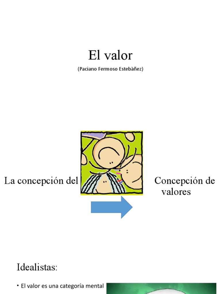 Concepciones del Valor en Filosofía | PDF