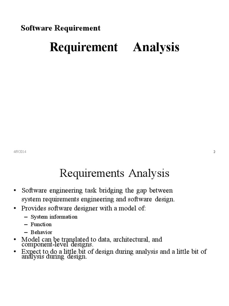 Chapter Three - Requirement Analysis | PDF | Conceptual Model | Class ...
