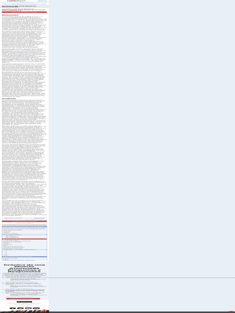 Resumen y Análisis Del Capítulo 4 GradeSaver | PDF | Amor | Muerte