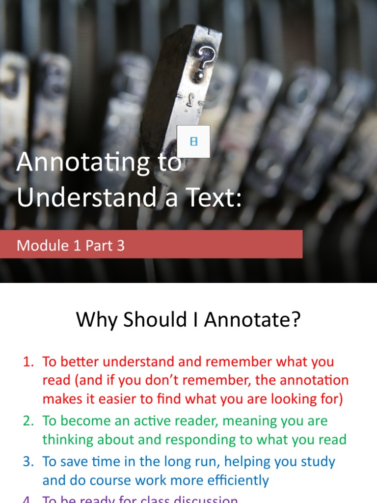 Module 1 Part 3 | PDF | Annotation | Thesis Module 1 Part 3 | PDF | Annotation | Thesis