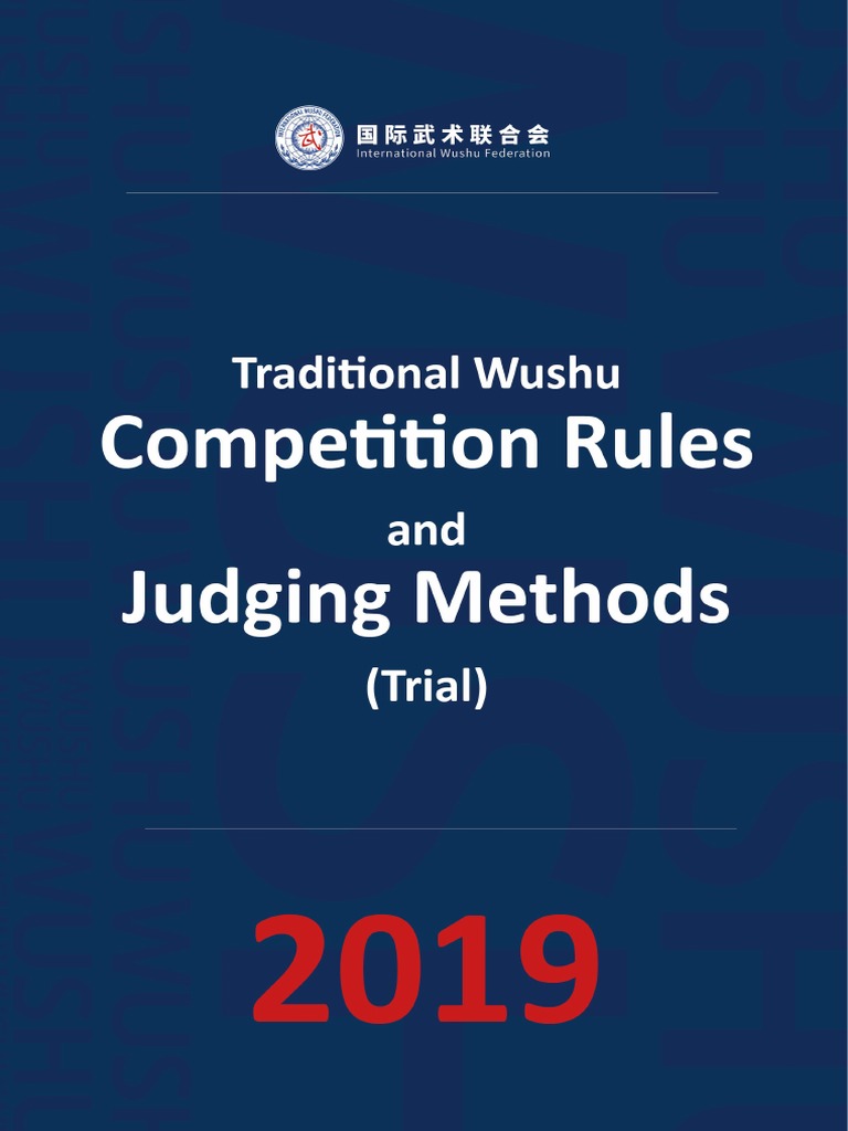 Traditional Wushu Competition Rules and Judging Methods Trial | PDF ...