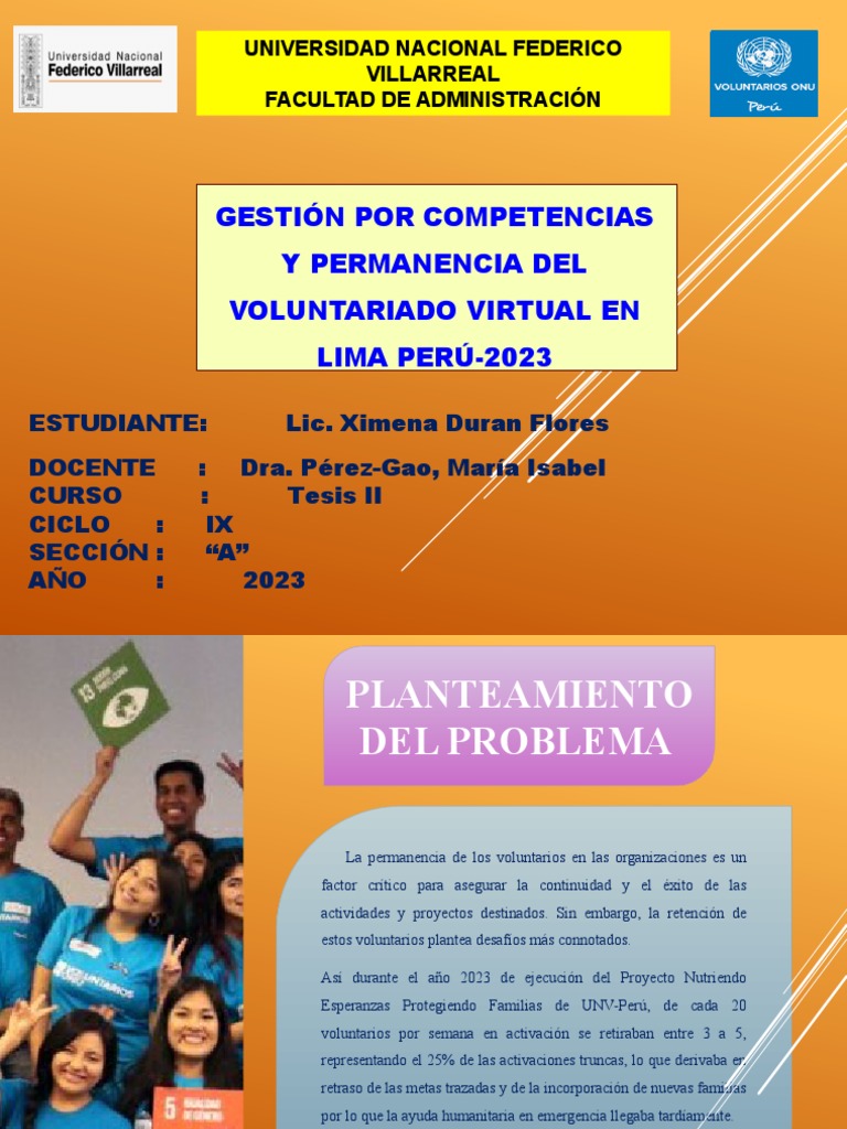 Gestión y Retención de Voluntarios | PDF | Teoría | Estadísticas