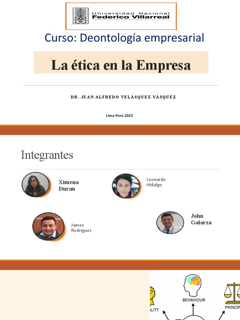 La Etica en La Empresa-Trabajo de Investigacion | PDF | Business ...