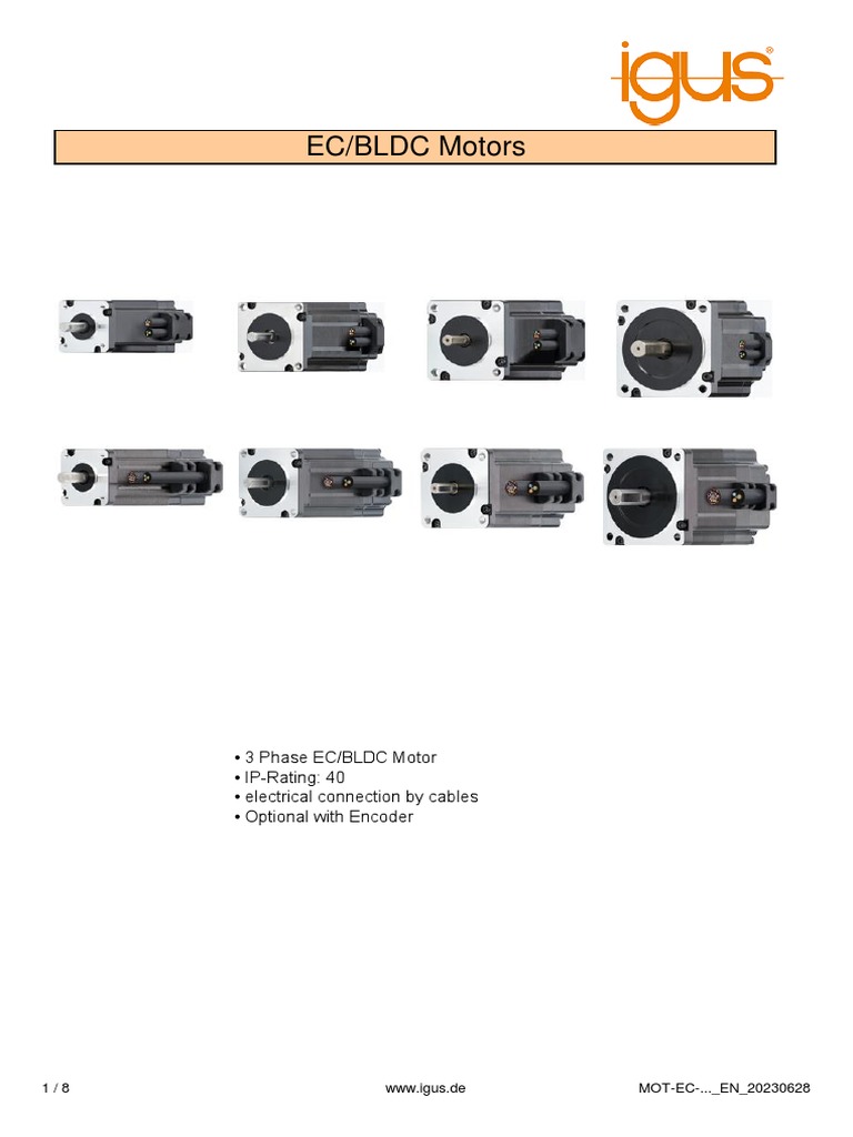 Mot-Ec - en | PDF | Electric Motor | Wire