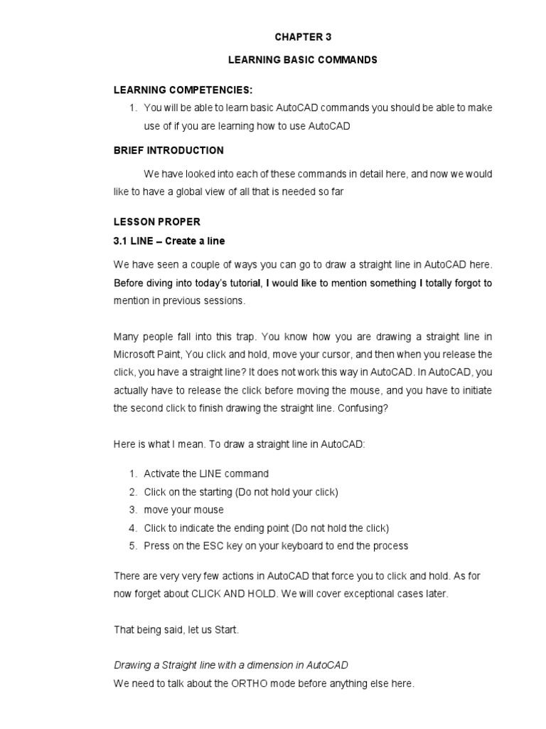 EE 206L Computer-Aided Drafting - MODULE 3 | Download Free PDF | Circle ...