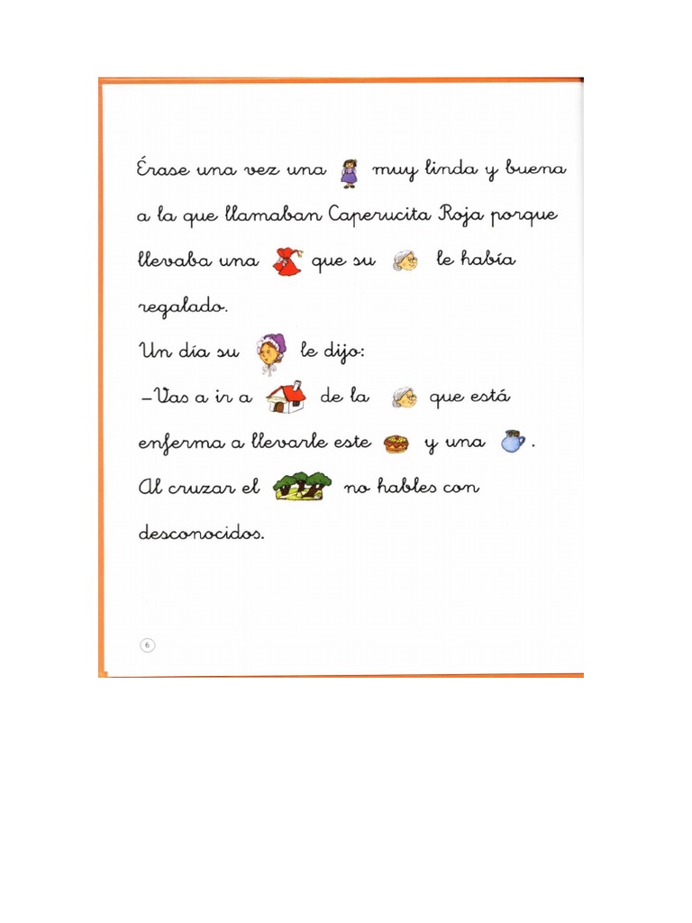 Lectura Con Pictogramas 02 | PDF