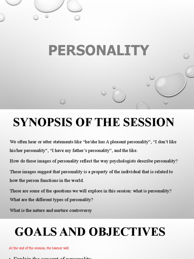 Personality - New | PDF | Id | Personality Psychology