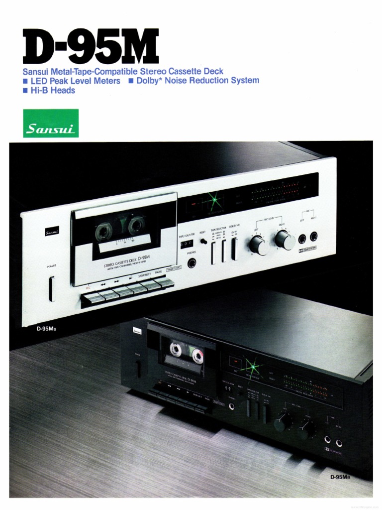 Hfe Sansui D-95m Brochure en | PDF