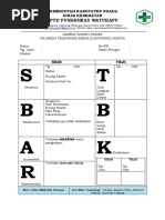 Formulir Sbar Handover | PDF