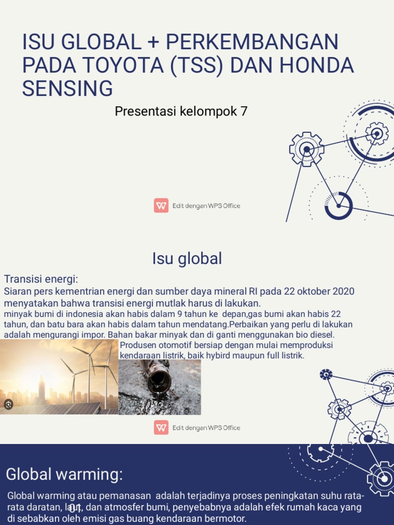 Isu Global & Perkembangan Teknologi - X TKR 1 | PDF
