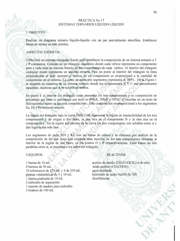 Manual de Fisicoquimica - Practica 17 | PDF Manual de Fisicoquimica - Practica 17 | PDF