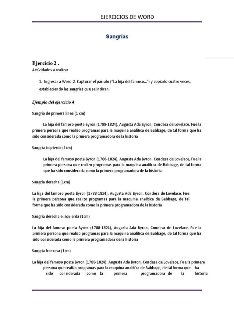 Ejercicios de Word | PDF | OPEP | Petróleo