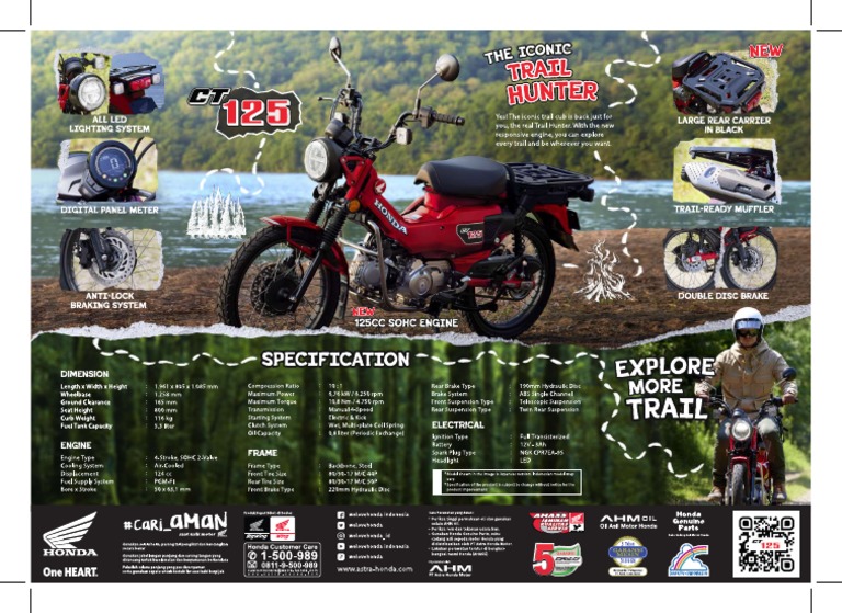 Fa Brochure Honda ct125 A4 Inside Cmyk 2 14062023 035406 | PDF