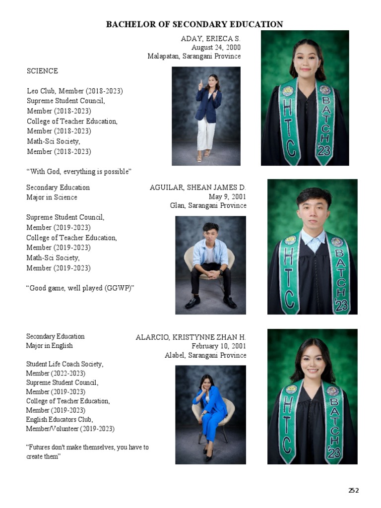 Page 252-302 Bsed | PDF