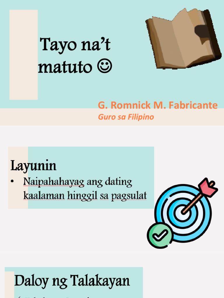 Filipino-aralin-1 | PDF