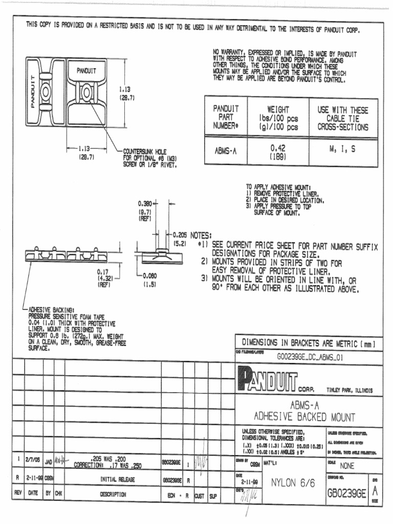 GB0239GE - Abms-A RV 1-482564 | PDF