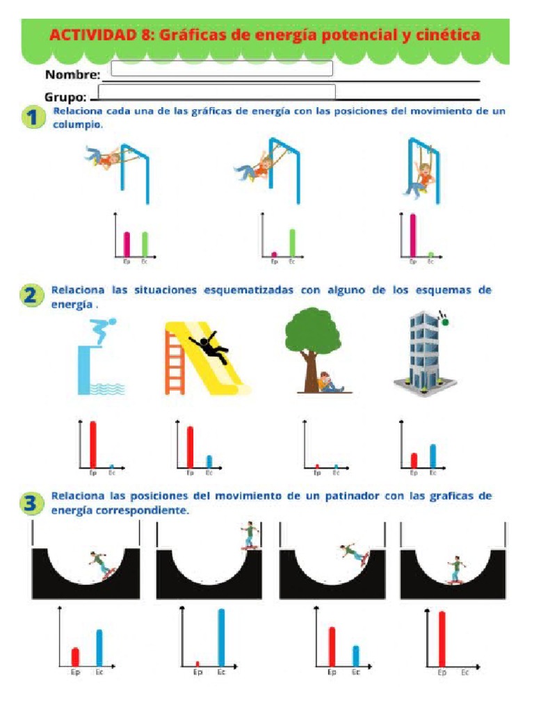 Energia Cinetica y Potencial | PDF