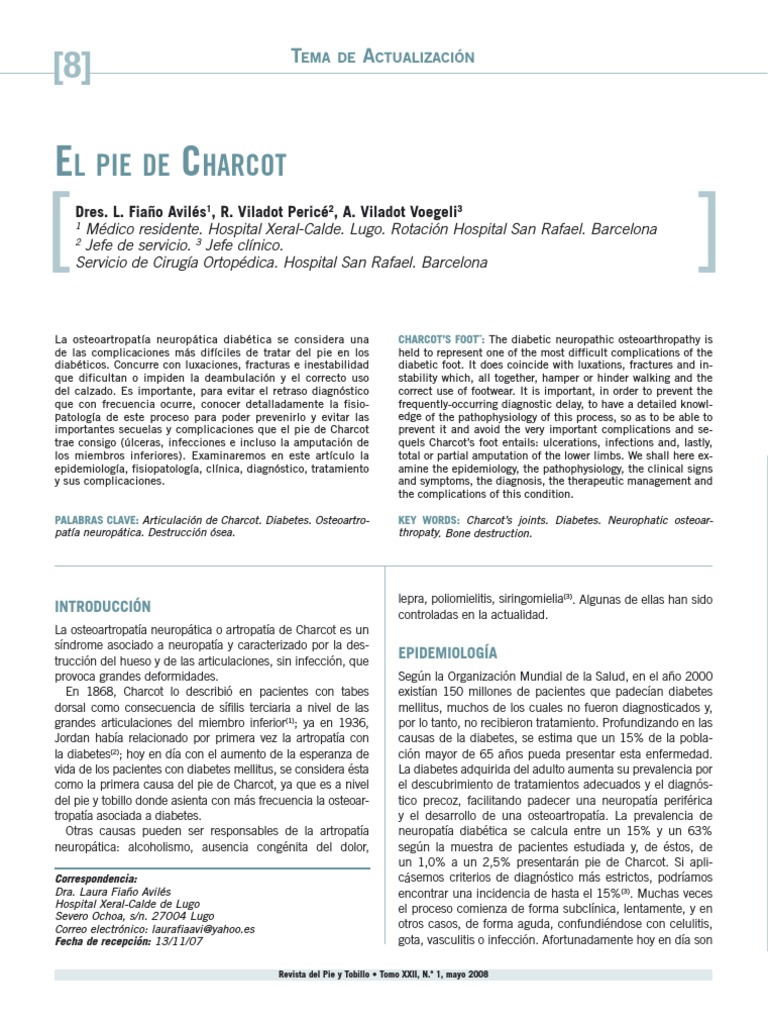 rpt.2201.fs080503 El Pie de Charcot | PDF | Pie | Hueso