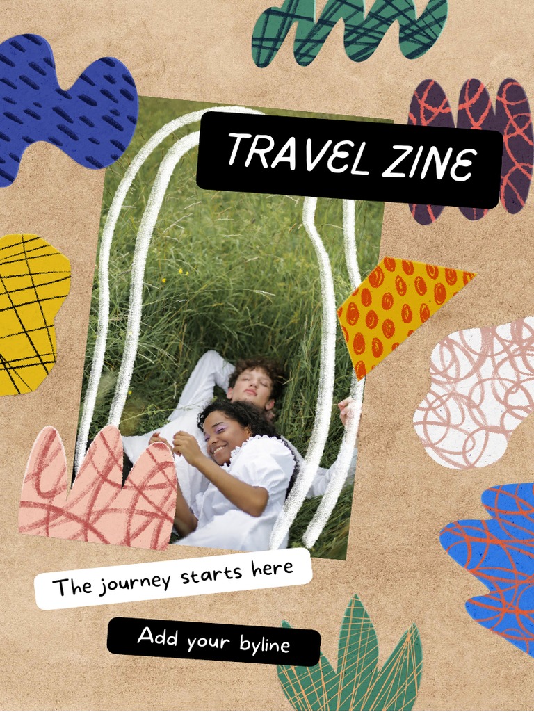 Brown White Collage Travel Personal Interests Zine | PDF