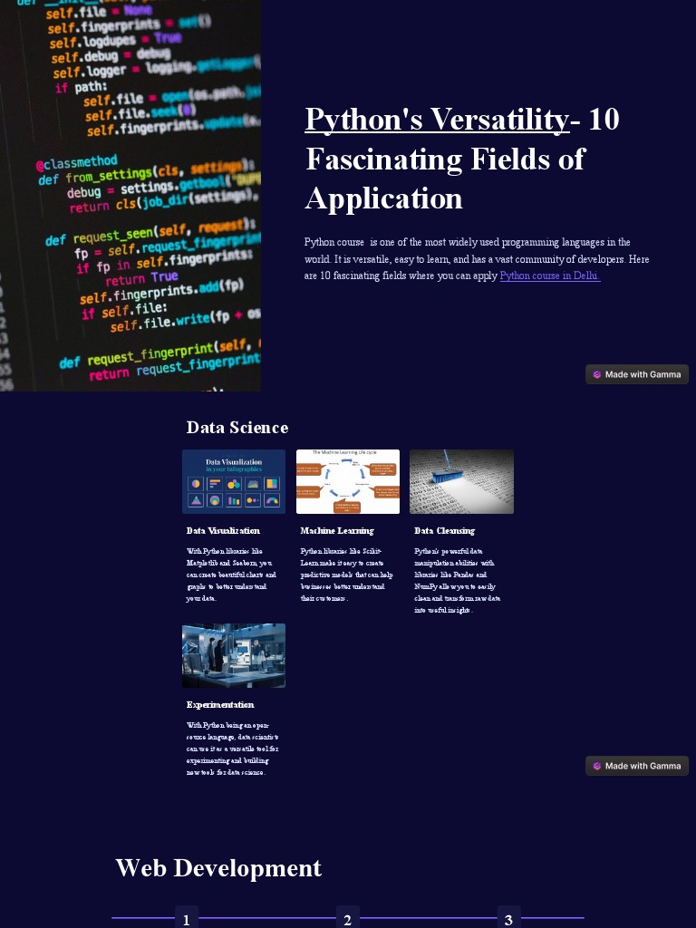 Exploring 10 Diverse Applications | PDF | Python (Programming Language) | Machine Learning