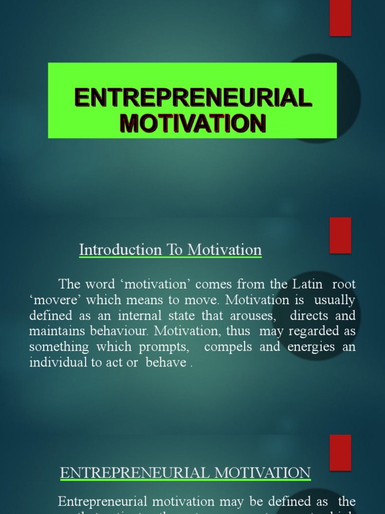 EP Unit-2 | PDF | Motivational | Motivation