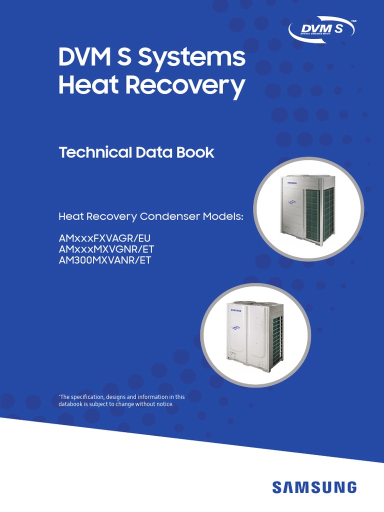 8a - VRF - Top Discharge Heat Recovery TDB DVM S | PDF | Decibel | Sound