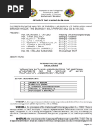 Minutes of Lupong Tagapamayapa | PDF