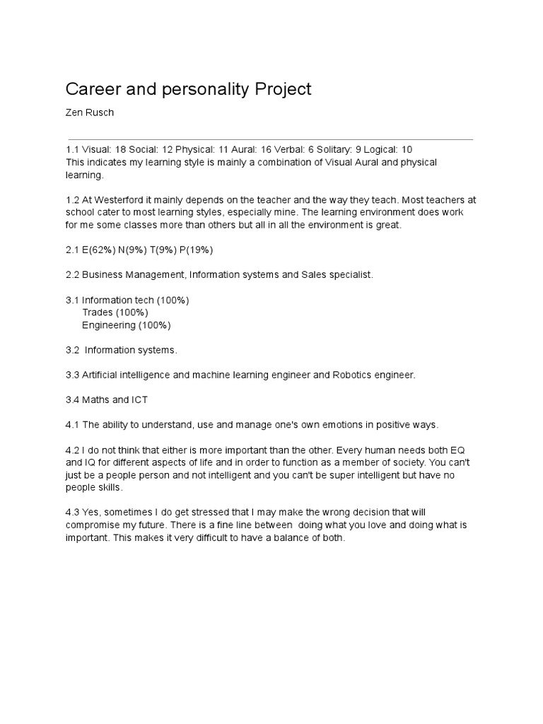 LO Project | PDF | Learning Styles | Learning