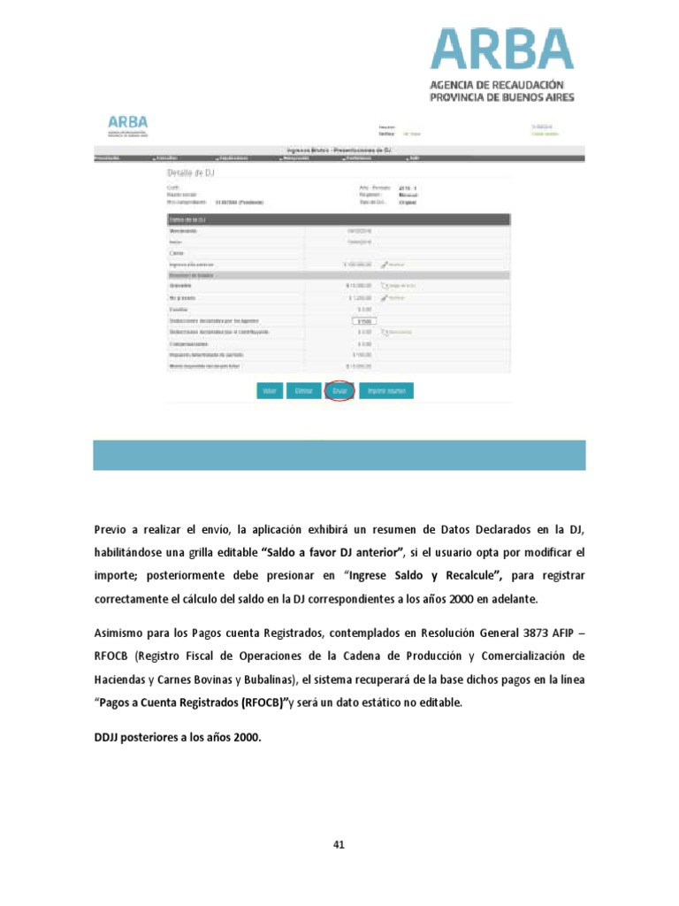 INSTRUCTIVO IIBB ARBA DDJJ-41-76 (- INSTRUCTIVO DECLARACIÓN JURADA IIBB ...