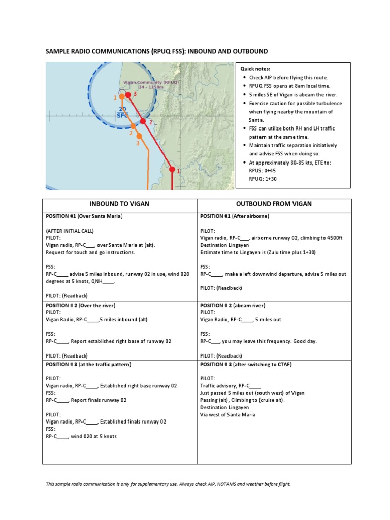 Sample Communications | PDF | Runway | Aircraft