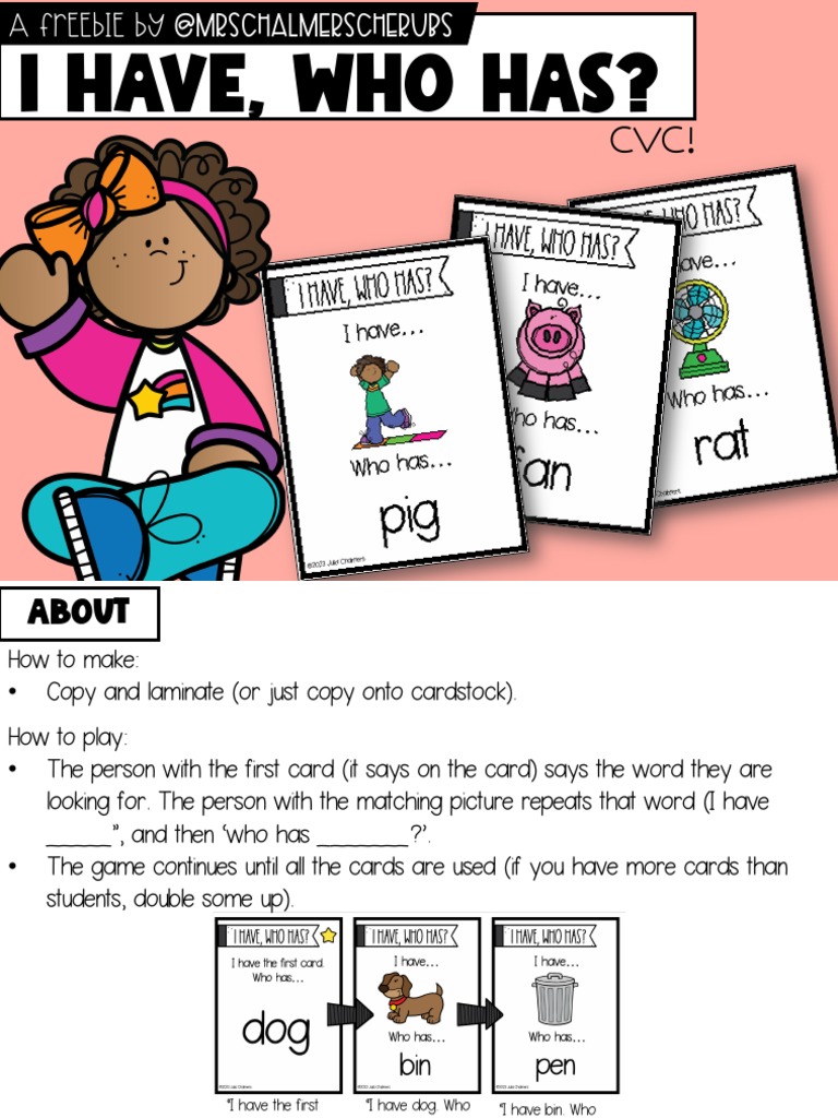 I Have, Who Has? | PDF