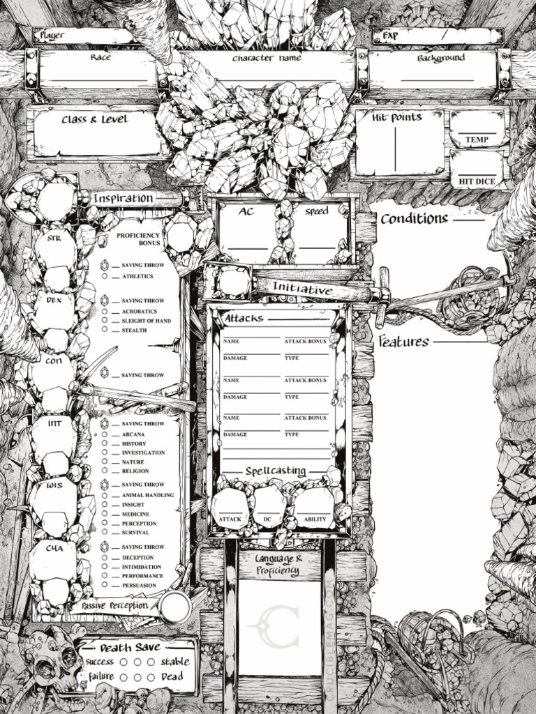 Dwarf Sheet | PDF