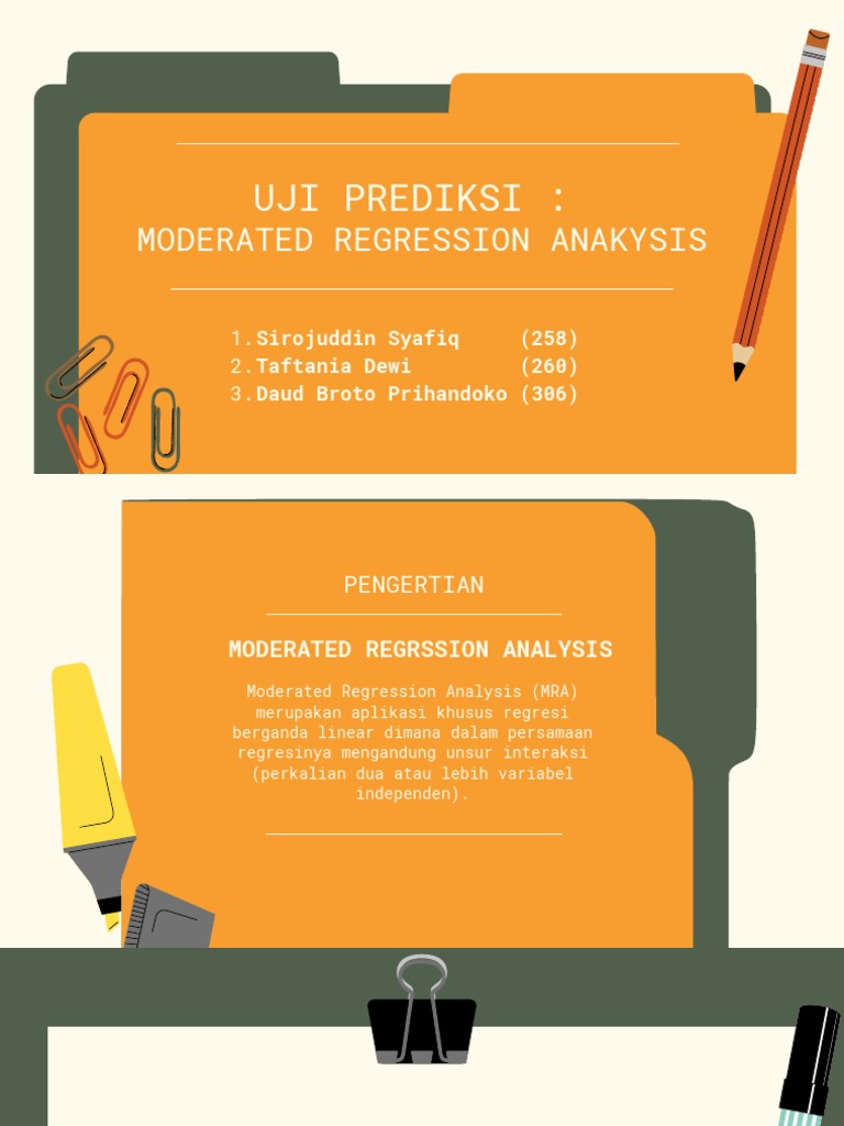 Kelompok 5 - Moderated Regression Analysis | PDF