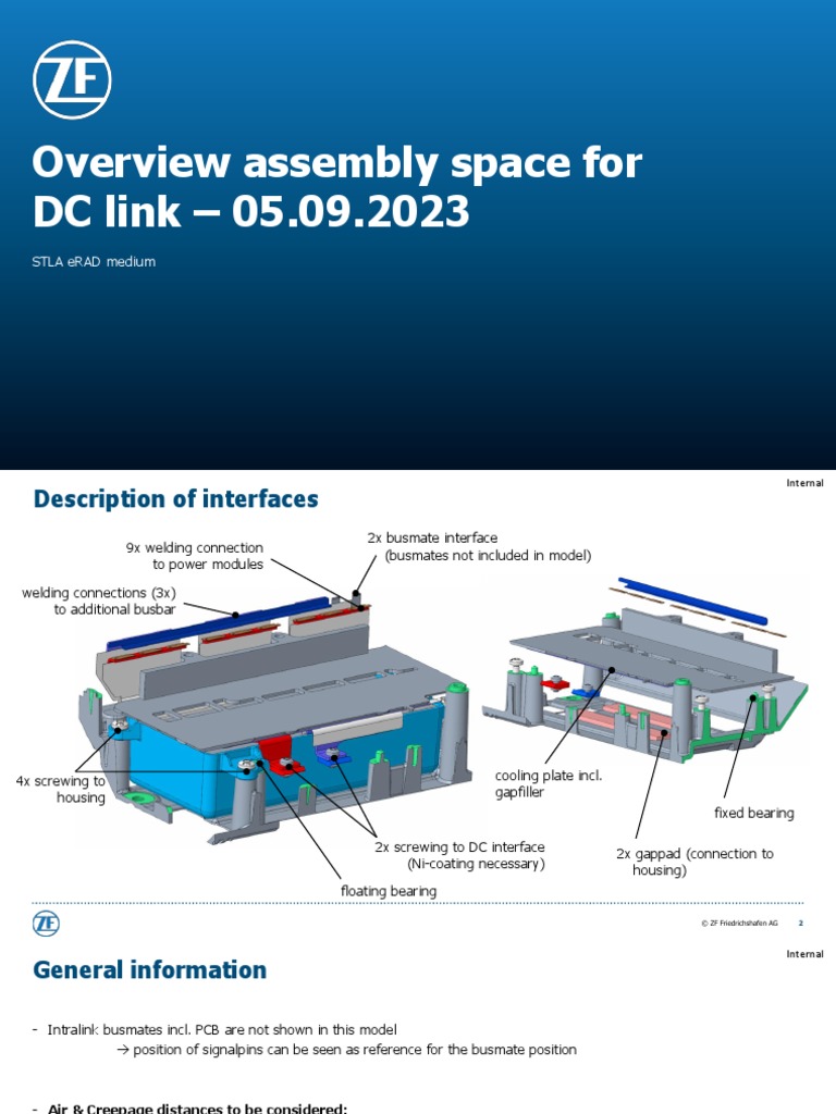 Assembly Space DC Link STLA ERAD | PDF