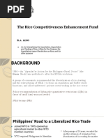 Rice Competitiveness Enhancement Fund | PDF | Rice | Cooperative