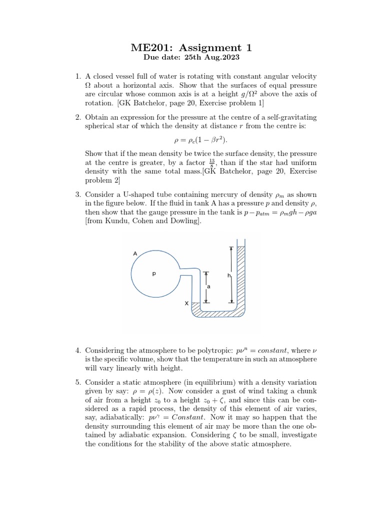 ME201 Assign 1 | PDF