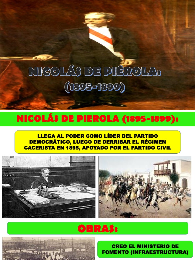 Gobierno de Piérola y López de Romaña | PDF