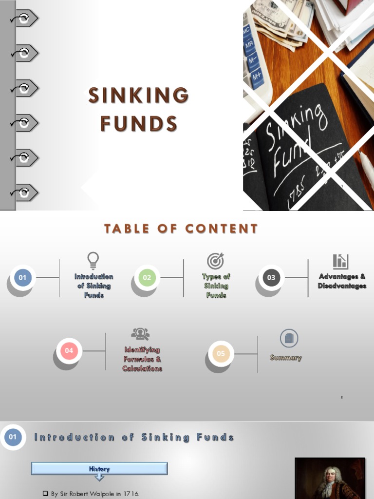 Sinking Fund Presentation | PDF | Sinking Fund | Bonds (Finance)