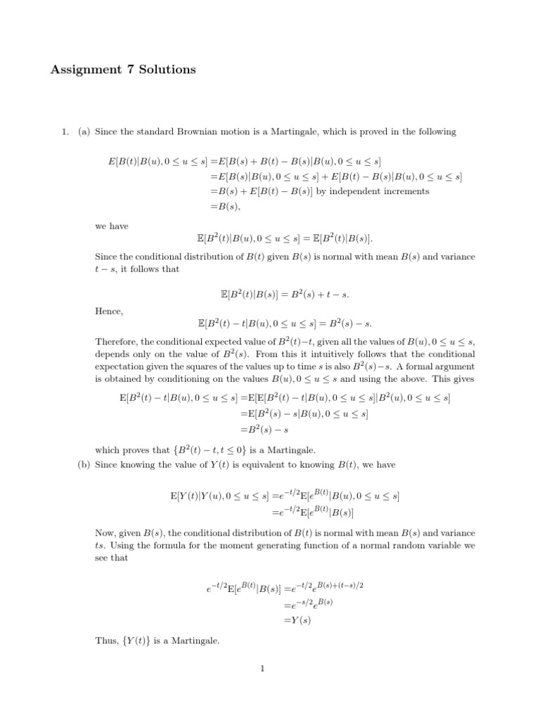 A7 Solution | Download Free PDF | Probability | Statistical Models