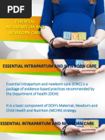 Essential Intrapartum AND Newborn Care By: Heidi C. Cabanatan, RN | PDF | Infants | Breastfeeding