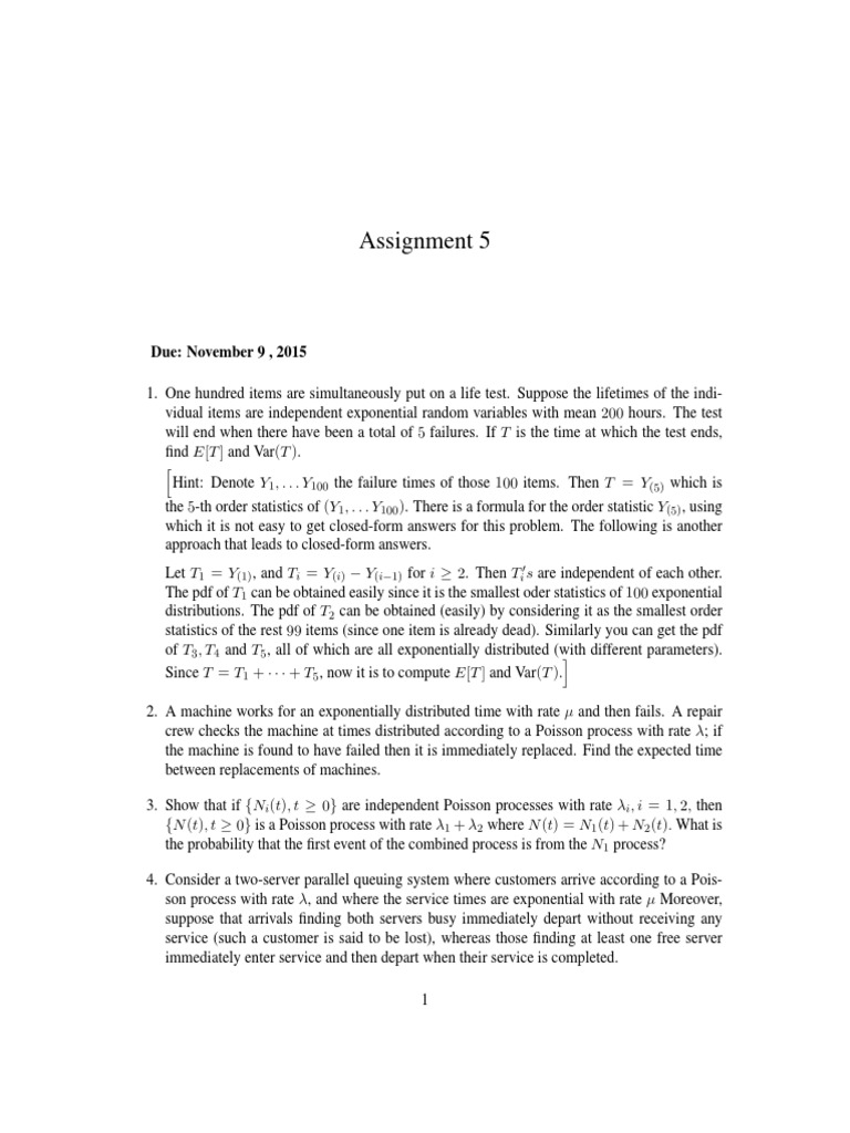 hm5 2015 | PDF | Analysis | Scientific Method