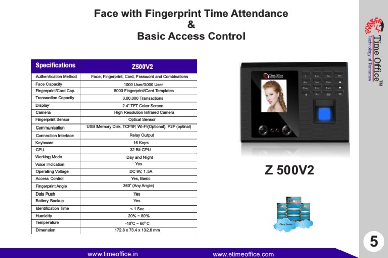 Face Recognition Attendance System With Payroll Software | PDF