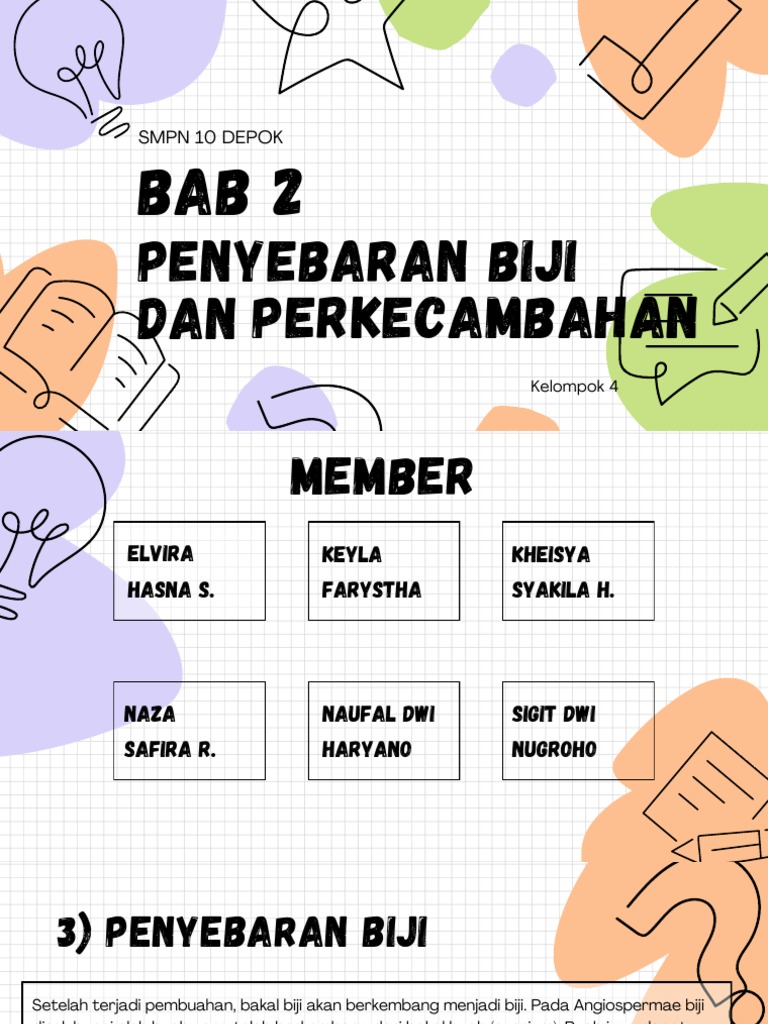 Penyebaran Biji dan Perkecambahan Tumbuhan | PDF